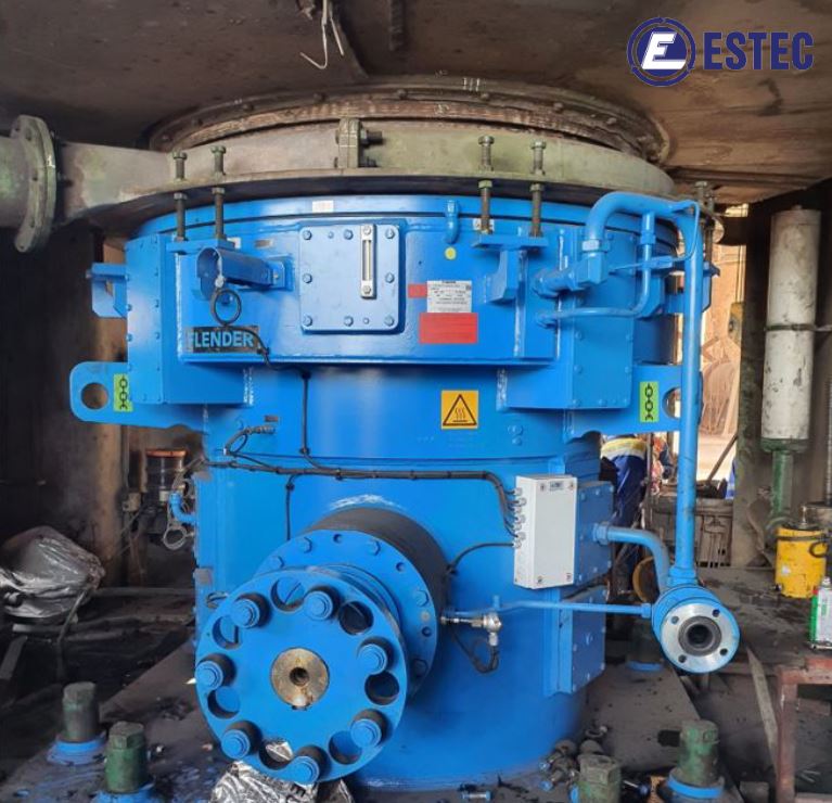 ESTEC HAD SUPPLIED AND INSTALLED FLENDER GEARBOX